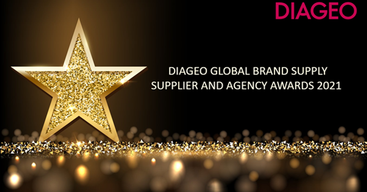 Diageo Global Brand Supply Supplier and Agency Awards 2021